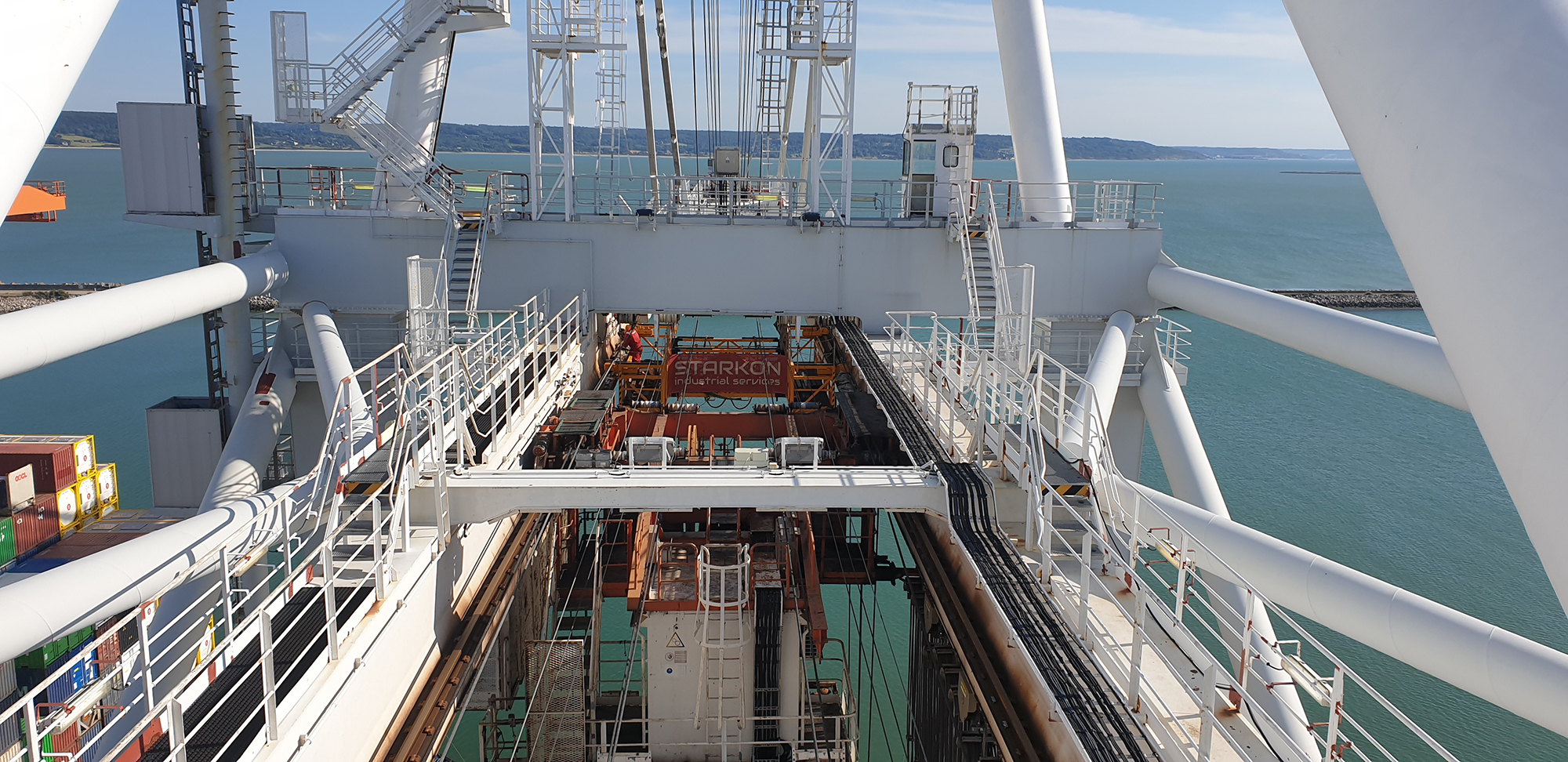 STS Crane Short Rail Replacement - Starkon Industrial Services